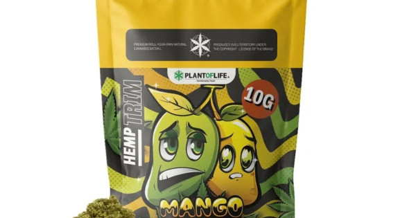 CBD mljeveni cvjetovi - Hemp Trim - Mango Kush, 3-8% CBD, 10 g (Indoor)