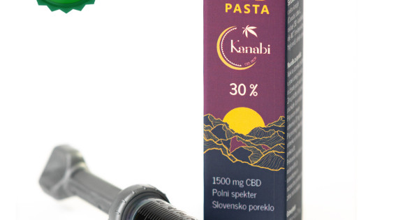 Kanabi Slovenija CBD pasta 30 % - Kanabi