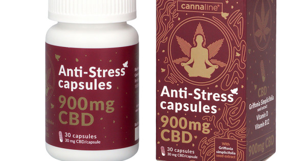 CBD kapsule protiv stresa Cannaline ANTI-STRESS, 900 mg CBD - Kanabi